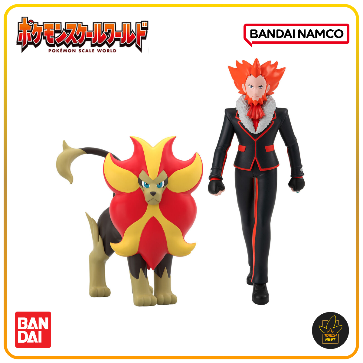 [PRE-ORDER] Pokemon Scale World Kalos Region Lysandre & Pyroar – Torch Nest