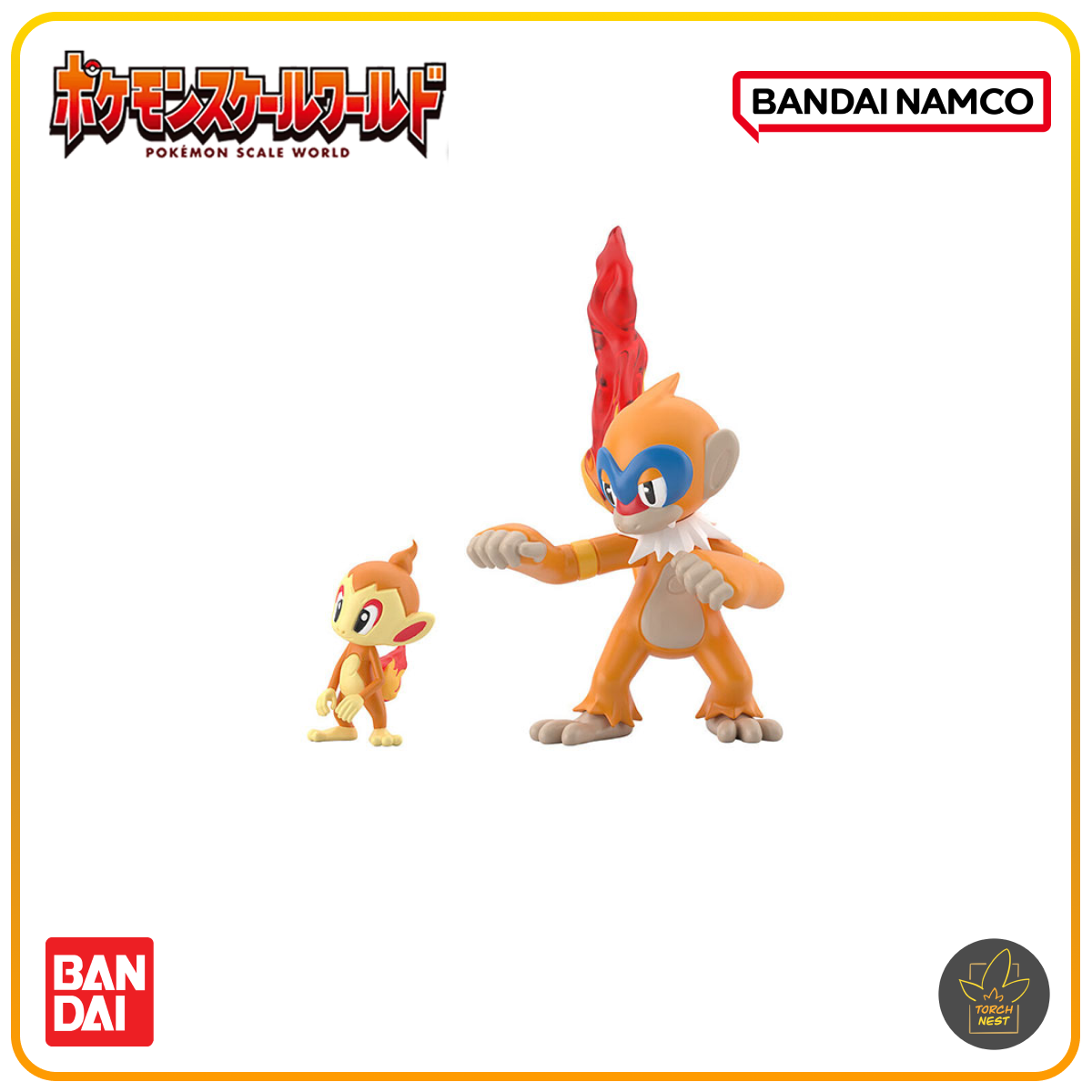 [PRE-ORDER] Pokemon Scale World 20 Sinnoh Region Chimchar & Monferno ...